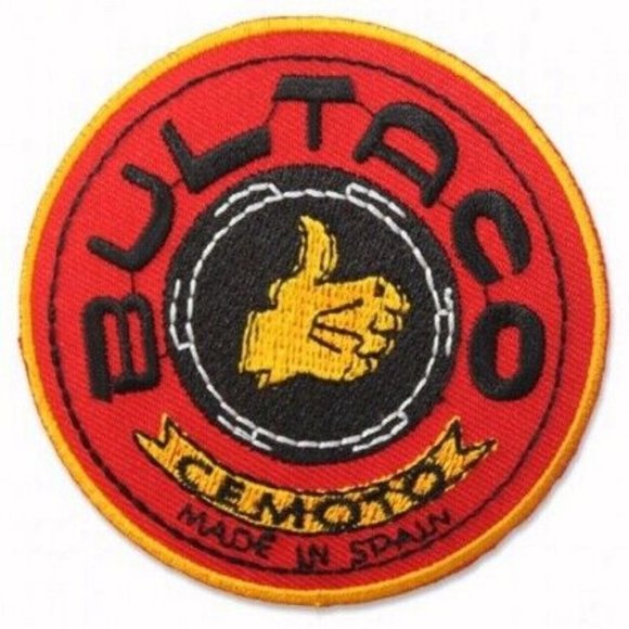 Pegasus Apparel | Accessories | Bultaco Gold Trim Embroidered Ironon Sewon Patch New | Poshmark